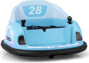 Costway Auto s pojízdným nárazníkem pro batolata 12 V Elektrické 360° Spin auto