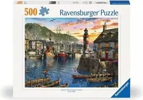 Ravensburger Východ slunce v přístavu / 500 dílků / od 12 let