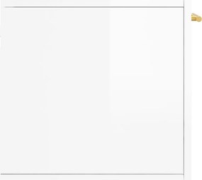 vidaXL Nástěnná skříňka 100 x 36,5 x 35 cm kompozitní dřevo [830118] Barva: Bílá
