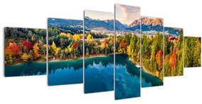 Obraz - Jezero Urisee, Rakousko (210x100 cm)