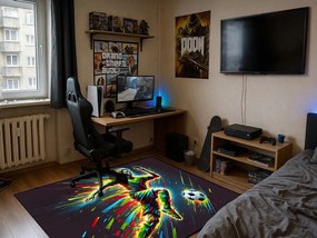 TZ Designový koberec „Fotbal“ Rozměr: 140x200 cm