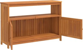 Zahradní konzolový stůl 110 x 35 x 75 cm masivní akáciové dřevo 319697