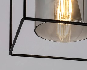 Rabalux Černé stropní svítidlo Chadwick pro žárovku E27 71031