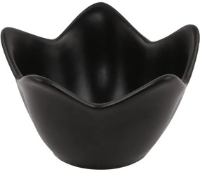 Sada 6 keramických misek Lotus 11,8 cm, černá