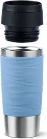 Emsa TRAVEL MUG Waves světle modrá / Cestovní termohrnek / 0,36 l / ne
