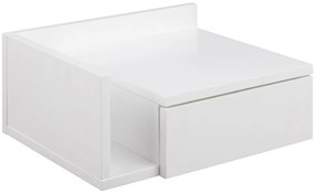 OnaDnes -20% Scandi Bílý lakovaný noční stolek Alison 40 x 32 cm