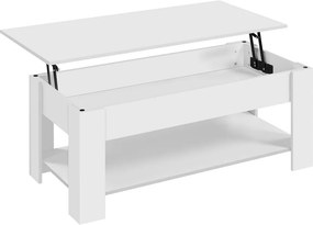 Konferenční stolek Yaheetech – šedá, 120 x 59 x (49,5-63,5) cm (256903509289)