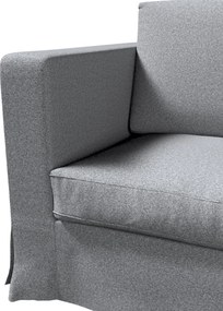 Potah na pohovku IKEA  Karlanda 3-místná nerozkládací, dlouhý barva šedá látka pletený vzor