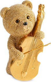 DEKORAČNÍ SOŠKA BEAR 8X12 CM ZLATÁ