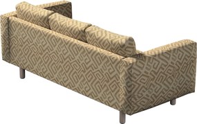 Potah na pohovku IKEA Norsborg 3-místná barva béžová látka pletený vzor, vzorované