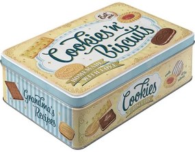 Postershop Plechová dóza plochá - Cookies 'n' Biscuits 2,5l