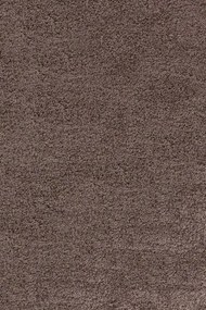 Kusový koberec Life Shaggy 1500 mocca Kulatý 120 cm průměr