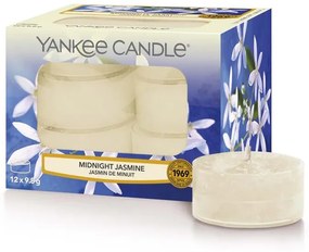 Yankee Candle - čajové svíčky Midnight Jasmine (Půlnoční jasmín) 12 ks