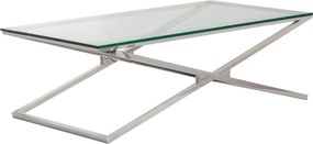 Stolek Flavio silver 130x70x41cm