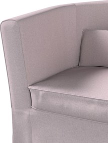 Potah na křeslo IKEA Ektorp Tullsta barva růžová látka pletený vzor