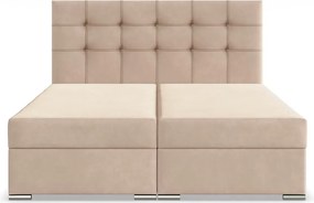 AGroup Kontinentální čalouněná postel ELDA (140 x 200 cm) Barva látky Trinity: Modrá (Trinity 2313)
