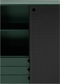 Černo-zelená skříňka 93x130 cm Punto - Teulat