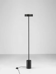 LED černá stojací lampa Thea