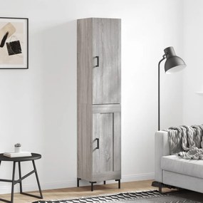 Skříň highboard šedá sonoma 34,5 x 34 x 180 cm kompozitní dřevo 3199111