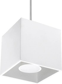 Sollux Lighting Závěsné svítidlo QUAD 1 bílé