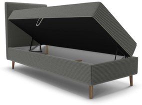 Jednolůžková postel 80 cm Napoli Bonell (tmavě zelená) (s roštem, bez úl. prostoru). 1082404