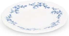 Bílý/modrý dezertní porcelánový talíř ø 16 cm Retro – BonBistro