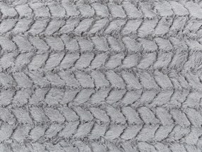Přikrývka 150 x 200 cm šedá SARASWATI Beliani