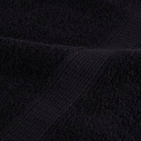 12dílná sada ručníků Premium SOLUND černá 600 g/m² 137582