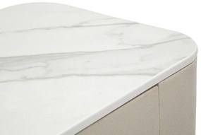 Designová konzole Ondelette 100 cm krémová