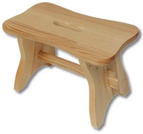 Dřevěná stolička KT256, v25, borovice (Barva dřeva: Šedá)