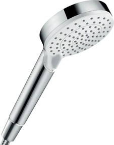 Hansgrohe Ruční sprcha Crometta Vario, 2 proudy, bílá/chrom, pr. 100 mm