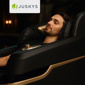 Juskys Masážní křeslo Naxos Barva: černá