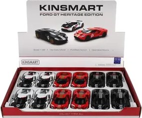 TEDDIES Auto Kinsmart Ford GT 1:38 / Kov/plast / Na zpětné natažení /