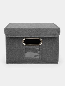 Sinsay - Skládací úložný box s rukojetí a víkem - šedá