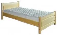Masivní dřevěná postel -jednolůžko LK129 borovice masiv 90x200 cm-přirodní
