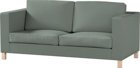 Potah na pohovku IKEA Karlanda rozkládací, krátký barva zelená látka pletený vzor