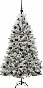 Umělý vánoční stromeček 180 cm 300 LED Teplá bílá PVC a ocel 3395749