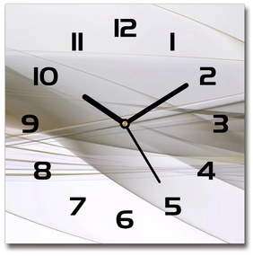 Wallmuralia Skleněné hodiny na stěnu Abstrakce 30x30 cm