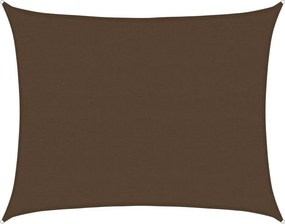 Stínící plachta 160 g/m² hnědá 6 x 7 m HDPE 311799