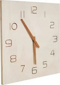 Today Nástěnné dřevěné hodiny Simplicity / Hodiny / dřevěný design