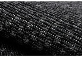 Dywany Luszczow Kusový koberec, běhoun TIMO 0000 SISAL venkovní černý Rozměr koberce: 60 x 250 cm