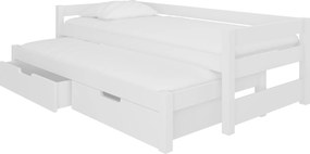 ADRK Furniture Manželská postel s matracemi FRAGA CH-Fra-W-D074