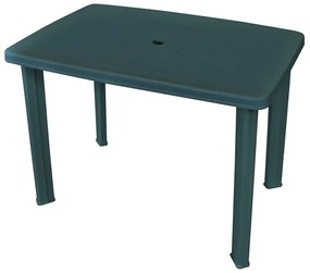 Zahradní stůl zelený 101 x 68 x 72 cm plast - Default Title