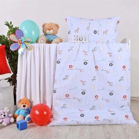 Povlečení dětské bavlněné Animals EMI: Standardní set jednolůžko obsahuje 1x 200x140 + 1x 90x70