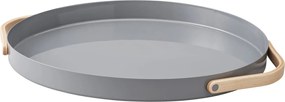 Stelton Emma Servírovací podnos kulatý 35 cm šedý