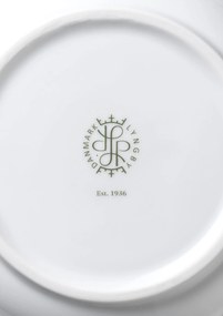 LYNGBY Porcelánová váza Vase White 25 cm, bílá barva, porcelán