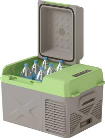 Outsunny 12 Litrová Chladicí Skříňka s Kompresorem Elektrická Chladicí Skříňka s Funkcí Chlazení Propojení Mrazicí Skříňka Termobox Mini Lednička 12/2