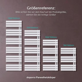 černý design koupelnový radiátor DOPORRO EXCLUSIVE FN 324-880 W