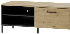 TV stolek Lucas II 25 155 cm dub Artisan/černý