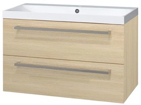 Mereo Mereo, Bino, koupelnová skříňka s umyvadlem z litého mramoru 101cm, CN632M